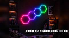 Upgrade Your Space with RGB Hexagon LED Honeycomb Lights