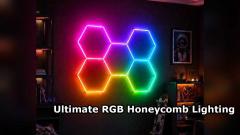 Upgrade Your Space with RGB Hexagon LED Honeycomb Lights