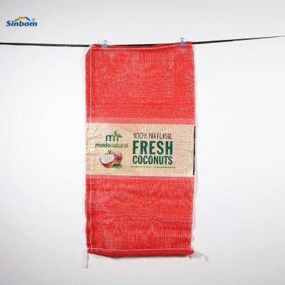 Cina Protezione UV 50*80cm PP PE Plastico a maglia Leno Raschel Packing Mesh Net Bags 70gm-200gm in vendita