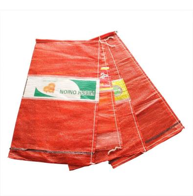 Cina 50*80 Sacchetto a maglia circolare per materiale Hdpe a cipolla 20 kg Sacchetto a rete in vendita