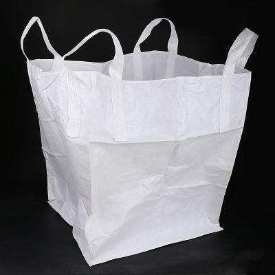 Cina Bagno a cucitura laterale 90x90x110cm Super Sack Jumbo Bag per imballaggio incrociato di qualità alimentare 1500kg 1000kg in vendita