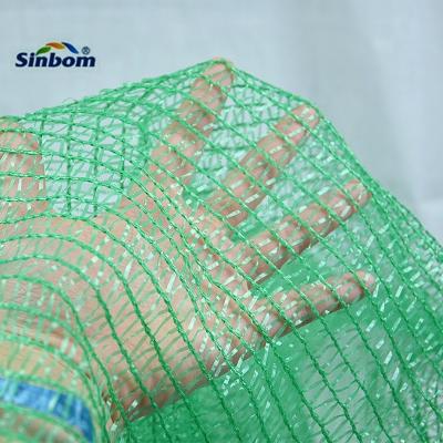 Cina Logo personalizzato PE Raschel mesh sacchetto per l'agricoltura Cipolla Frutta imballaggio taglia personalizzata in vendita