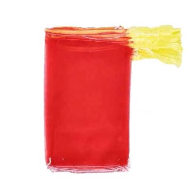 Cina 53*94cm Borsa a maglia di plastica a maglia di frutta a rete tubolare con corda di trazione MONO211029 CN SHN in vendita