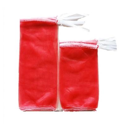 Cina PP cucitura fondo cucitura mono 25cm aglio plastica alimentari sacchetti di rete sacchetti a maglia vegetale in vendita