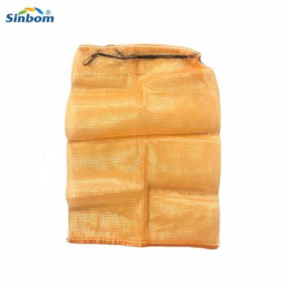 Cina String di tiro Ecofriendly 60*90cm Plastic Storage Mesh Net Bag per arance in vendita