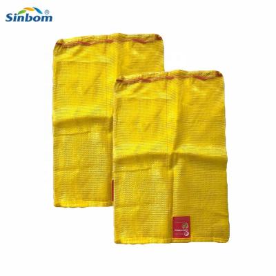 Cina String di tiro Ecofriendly 60*90cm Plastic Storage Mesh Net Bag per arance in vendita