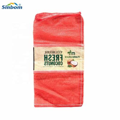 Cina String di tiro Ecofriendly 60*90cm Plastic Storage Mesh Net Bag per arance in vendita