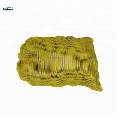Cina Sacco di imballaggio di cipolle Raschel a taglia verde per frutta e verdura in vendita