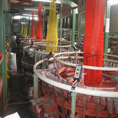 Cina Sacchetto a maglia in legno da ardere in PE riciclabile per arance Stampaggio a caldo Sacchetti a cipolla Leno PP in vendita