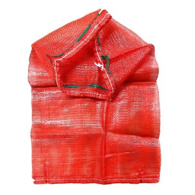 Cina Popolare colore giallo 50x80cm Leno sacchetto a corda di plastica con o senza corda di trazione in vendita