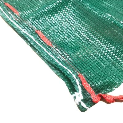 Cina Popolare colore giallo 50x80cm Leno sacchetto a corda di plastica con o senza corda di trazione in vendita