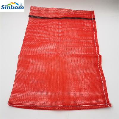 Cina Sacchetti in maglia in PP per patate cipolle aglio e altre verdure cucitura a fondo oscillante in vendita
