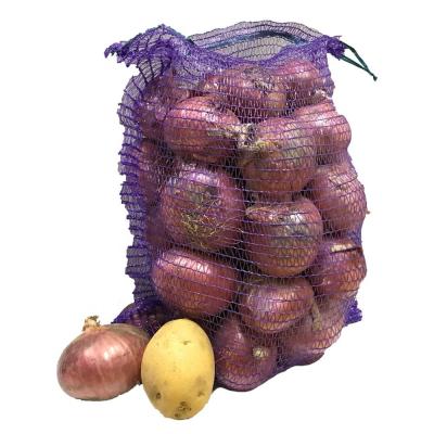 Cina Sacchetti di imballaggio a cipolla sacchetti di frutta a rete durevole sacchetti a rete a singolo raschel sacchetti a rete HDPE in vendita