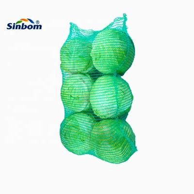 中国 リサイクル HDPE ローストリング ラシェル メッシュネット バッグ 野菜 果物 ISO9001 認定 販売のため