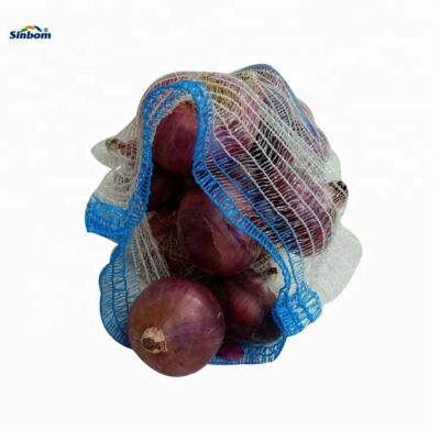 中国 リサイクル HDPE ローストリング ラシェル メッシュネット バッグ 野菜 果物 ISO9001 認定 販売のため