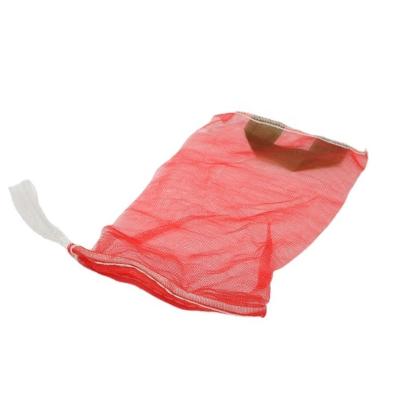 Cina Sacchetto a maglia di monofilamenti di HDPE tubolare di colore rosso per cipolle verdure e frutta perfetto in vendita