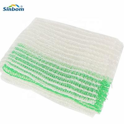 Cina 5kg White Pe Raschel Vegetable Mesh Bag per patate Capacità dipende dalle diverse dimensioni in vendita