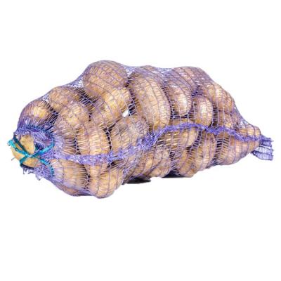 Cina 5kg White Pe Raschel Vegetable Mesh Bag per patate Capacità dipende dalle diverse dimensioni in vendita