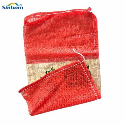 Cina Ortaggi 2,5 kg sacchetto a maglia in PP per cipolle e patate Normalmente Min 7g 15-48g 2,5kg in vendita