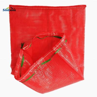 Cina Sacco di imballaggio di cipolle Raschel a taglia verde per frutta e verdura in vendita