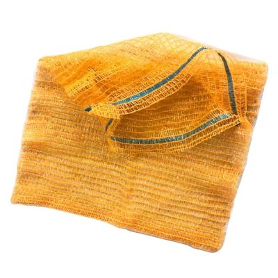 Cina Sette di rete per legno a maglia di PE personalizzato Sacchetti Raschel Orange Sacchetti per verdure in vendita