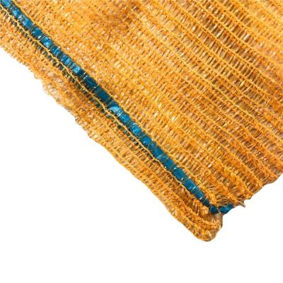 Cina Sette di rete per legno a maglia di PE personalizzato Sacchetti Raschel Orange Sacchetti per verdure in vendita