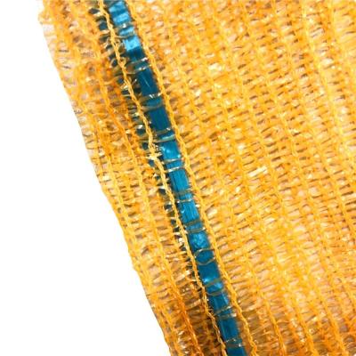 Cina Sette di rete per legno a maglia di PE personalizzato Sacchetti Raschel Orange Sacchetti per verdure in vendita