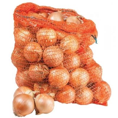 Cina 2024 Leno Mesh Tubular Net Bags For Vegetable Packing Surface Handling Hot Stamping in vendita