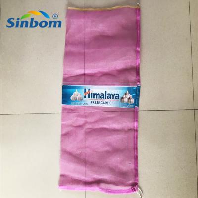 China Gepersonaliseerde grootte ui knoflook groente mesh zak met de klant's eisen Direct kopen Te koop