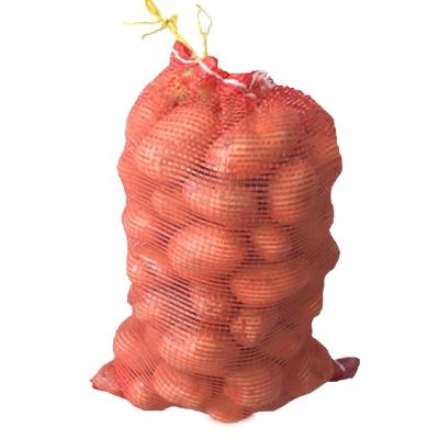 Cina Sigillazione a corda di trazione Reticolabile PP Leno Mesh Produrre Sacchetti di cipolle Sacchetti a rete per verdure in vendita