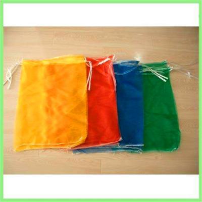 China 50 kg laadvermogen Groene HDPE-maaszak voor groenten en fruit Duurzaam materiaal Te koop