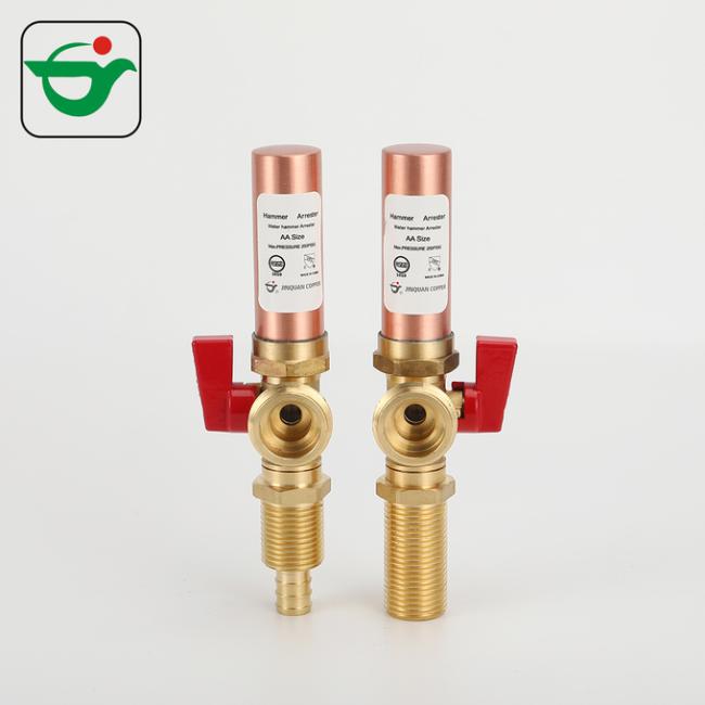 1/2" Brass Water Hammer Arrestor Angle Stop 0