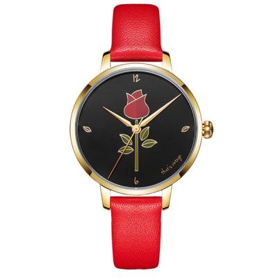 China Vintage Rose Stainless Steel Lady Watch for sale