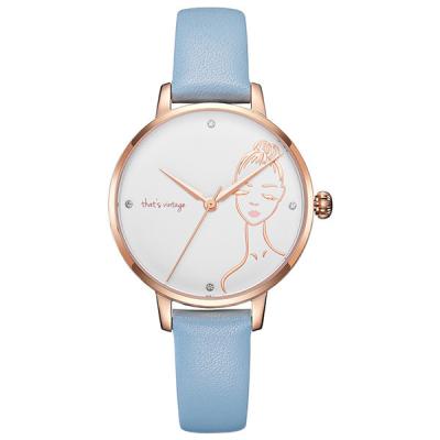 China Latest Rose Gold Color Lady watch for sale