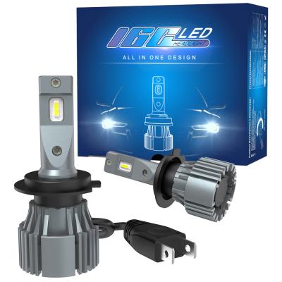 Cina Lampadine del faro dell'automobile LED di I6C H7 12v 55w con il fan fresco di 12000RPM Turbo in vendita