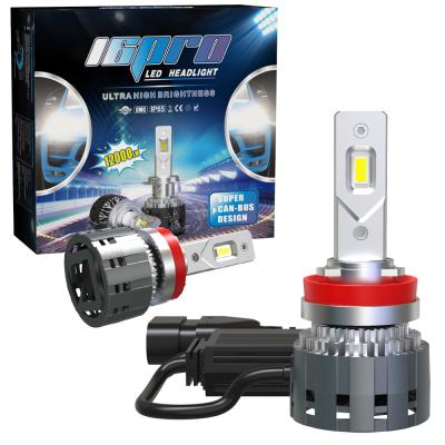 China os bulbos altos H1 H7 880 do farol do diodo emissor de luz do lúmen de 36W 3800lm conduziram a lâmpada principal do carro à venda