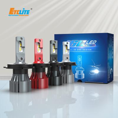 Cina La lampadina automatica della lampada 9003 Etclite I6C 10000LM ha condotto H4 le lampadine del faro dell'automobile LED in vendita