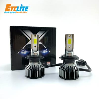 Cina Temperatura 72W 6400Lm delle lampadine 4000K del faro dell'automobile LED di H11 H8 H4 in vendita