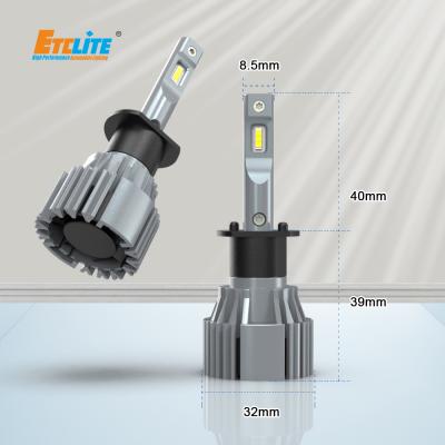 Cina 1860AW H1 12v 55w ha condotto il materiale di alluminio della lampadina 6500k 6063 del faro in vendita
