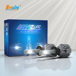 Cina 1860AW H1 12v 55w ha condotto il materiale di alluminio della lampadina 6500k 6063 del faro in vendita