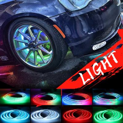 China Ip67 Waterproof Multicolor LED Headlights 12V Color Changing  With App for sale