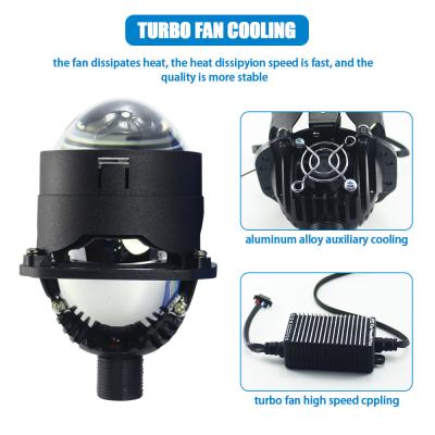 Cina Da lente principale guidata da Bi del proiettore principale Bi luminosa eccellente di alto potere delle lampadine del faro della lampada della lampadina della lente del proiettore dell'automobile Etclite con in vendita