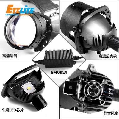 Cina Da lente principale guidata da Bi del proiettore principale Bi luminosa eccellente di alto potere delle lampadine del faro della lampada della lampadina della lente del proiettore dell'automobile Etclite con in vendita