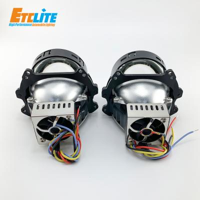 China 16000Lm LED Projector Lens , High Low Beam 6000K Projector H4 Headlights for sale