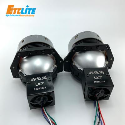 China o Bi 45W conduziu carro alto do feixe da lente do projetor da lente H1 H4 H7 do projetor do laser o baixo que denomina faróis do retrofit da alteração à venda