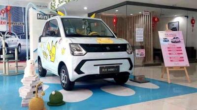 China Dongfeng FENGON Mini Electric Cars 3 Deur 4 Zetels100km/h Elektrische SUV Auto Te koop