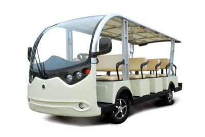 China 72V 5kw Power Charge 8-14 Passenger Lithium Battery Electric Open Closed Sightseeing Bus for sale