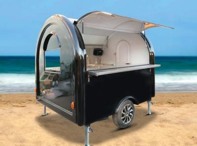 Cina Outdoor Burger Factory Catering Mobile Fast Food Trailer con cucina in acciaio inossidabile in vendita