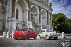 China 2024 FIAT 500e FWD Mini electric Cars 42kwh battery with 94mph top speed Te koop