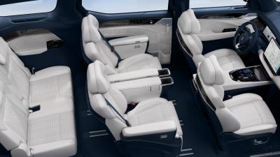 중국 지크 009 순수 전기 럭셔리 MPV MPVS 140kwh 배터리 822km CLTC 범위 0-100km/h 4.5초에 판매용